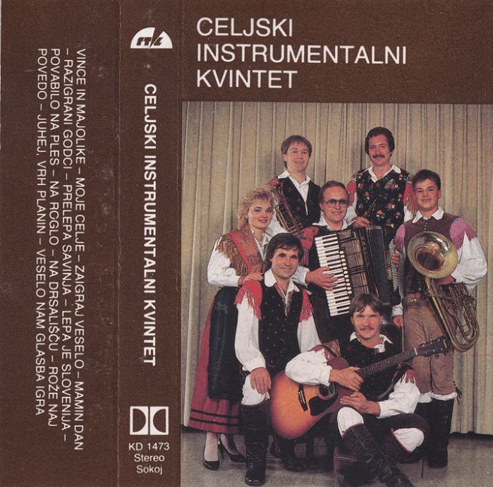 kaseta Celjski instrumentalni kvintet - Vince in majolike