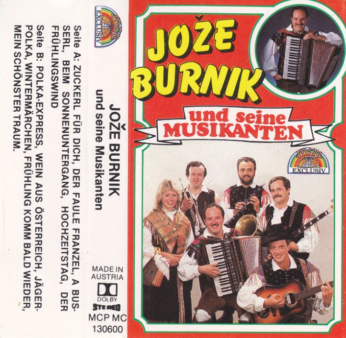 kaseta ANSAMBEL Jožeta Burnika - Jože Burnik und seine Musikanten