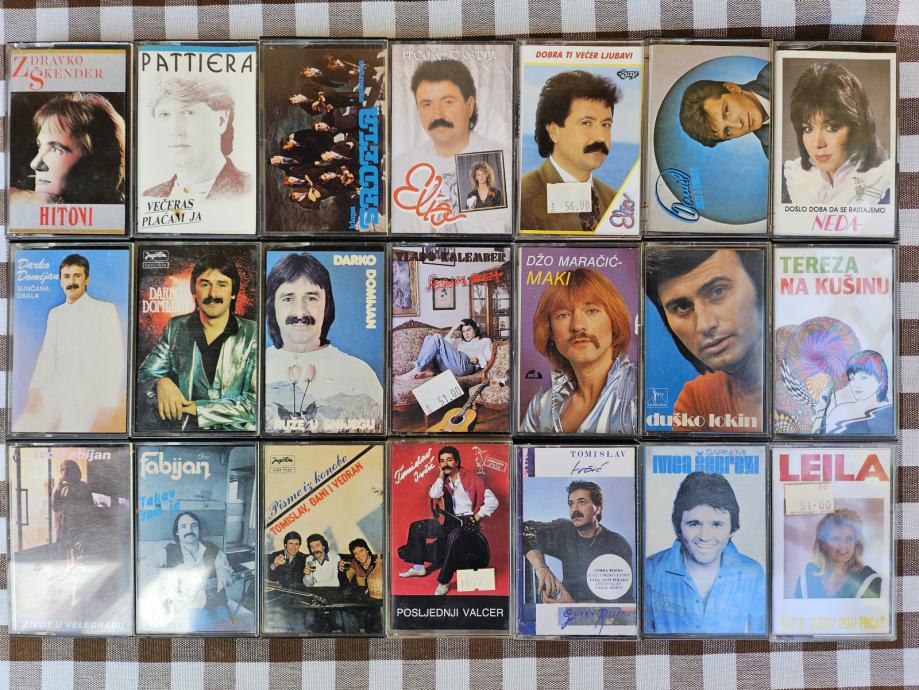 KASETE HRVAŠKA POP GLASBA