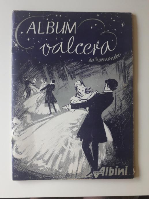 ALBUM VALCERA ZA HARMONIKU, ALBINI ZAGREB, NOTNI ZAPISI