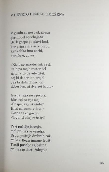 SLOVENSKE LJUDSKE PESMI
