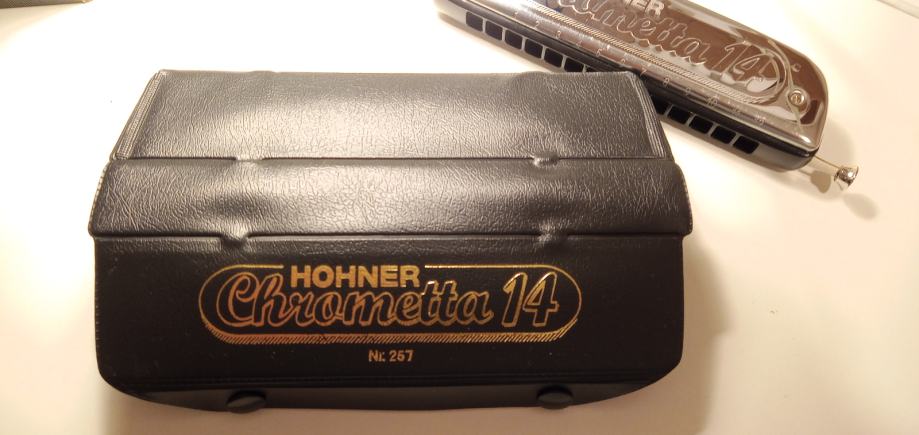 Kromatične orglice HOHNER Chrometta 14