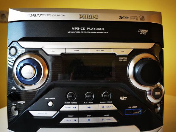 Hi-Fi (radio, 3xCD, kasetofon, USB, AUX, RIP-anje...) PHILIPS