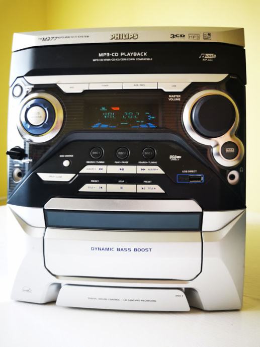 Hi-Fi (radio, 3xCD, kasetofon, USB, AUX, RIP-anje...) PHILIPS