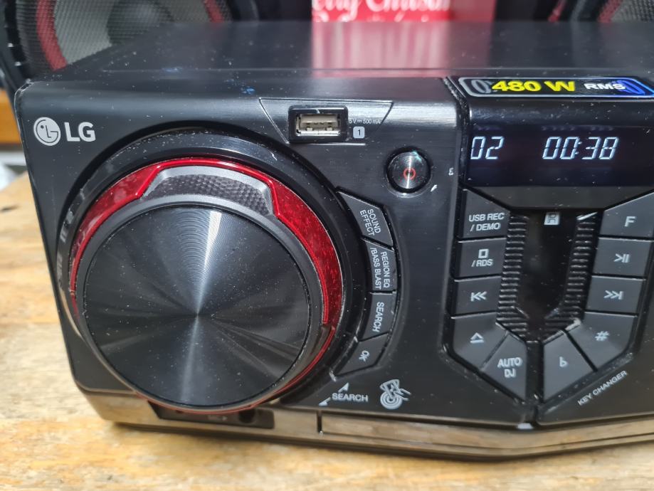 LG XBOOM CJ44, 480W, USB, CD/MP3, BLUETOOTH, KARAOKE, DJ