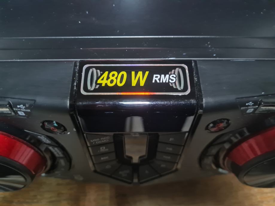 LG XBOOM CJ44, 480W, USB, CD/MP3, BLUETOOTH, KARAOKE, DJ