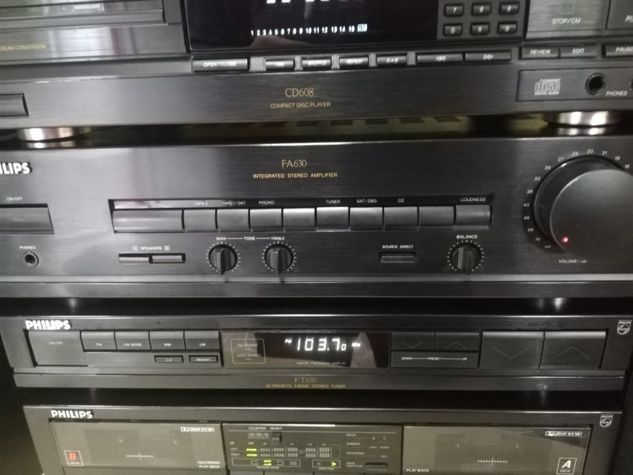 PHILIPS FA630, CD608, FT650, FC660 + JVC zvočniki