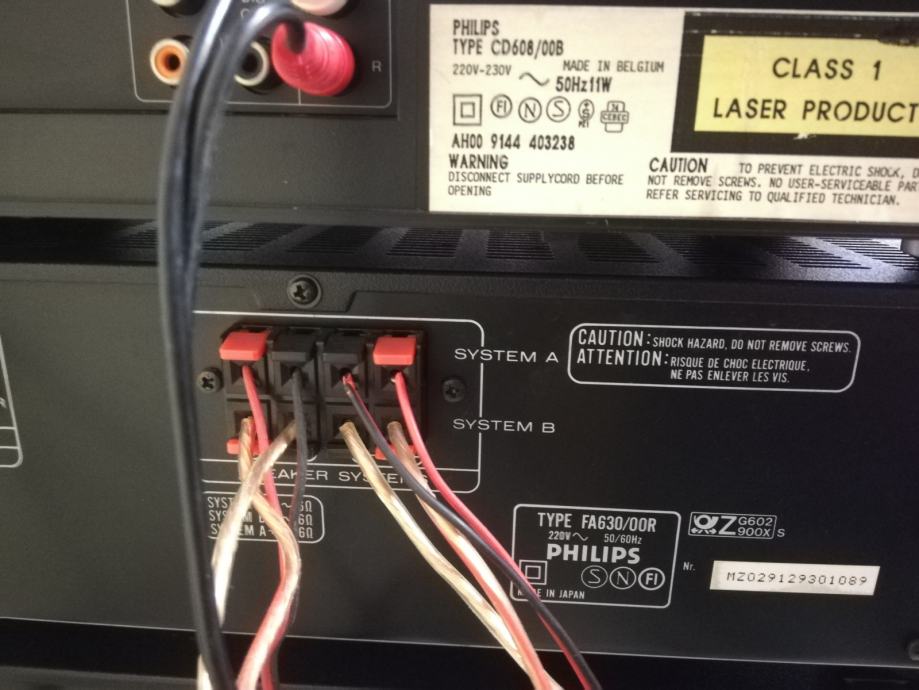 PHILIPS FA630, CD608, FT650, FC660 + JVC zvočniki