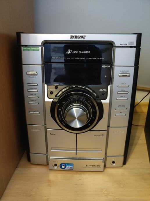 Sony stolp 3 Disc Changer MHC RG475S