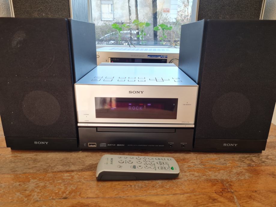 SONY CMT-BX30R, mini stolp, CD, FM, USB, MP3, zvočniki