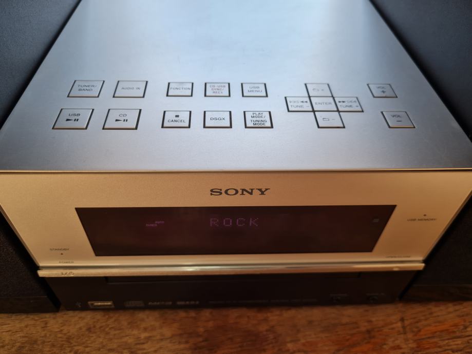 SONY CMT-BX30R, mini stolp, CD, FM, USB, MP3, zvočniki