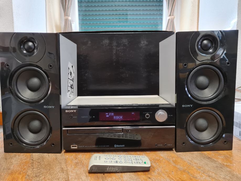 SONY CMT-HX5BT, mini stolp, Bluetooth, USB, CD, FM, MP3