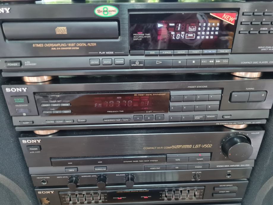 SONY LBT-V502, cd, gramofon, zvočniki...