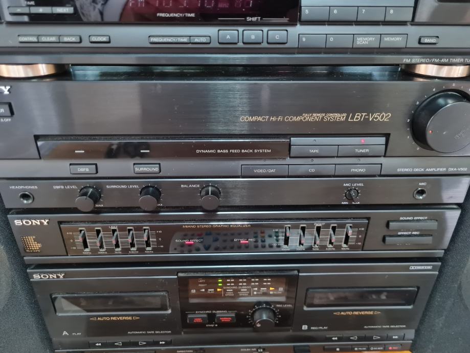 SONY LBT-V502, cd, gramofon, zvočniki...