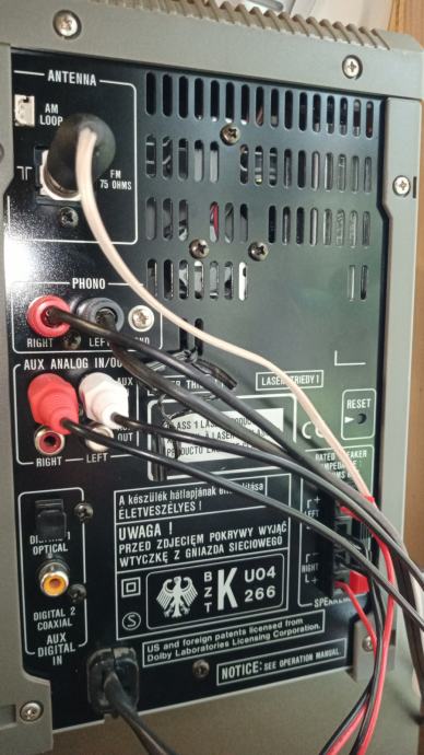 Stolp SHARP MD/CD Komponent Sistem MD-X5