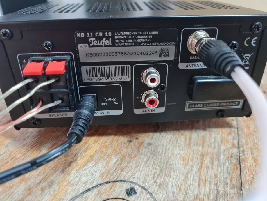 TEUFEL KOMBO 11, mini stolp, DAB+, BLUETOOTH, CD, USB