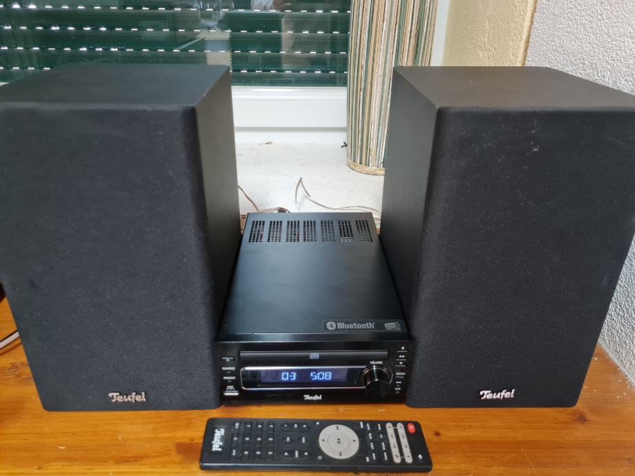 TEUFEL KOMBO 11, mini stolp, DAB+, BLUETOOTH, CD, USB