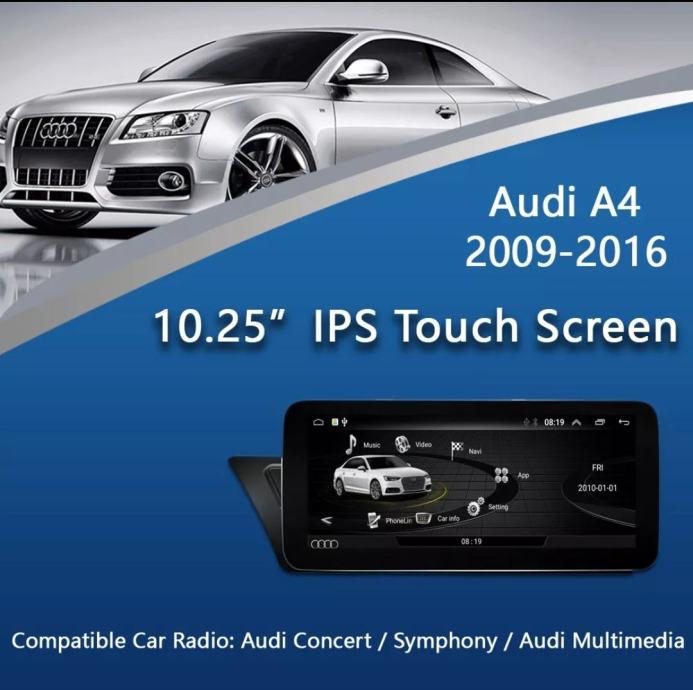 Audi A4 B8 A5 S5 A4L 2009-2016 Original ANDROID MULTIMEDIJA NAVIGACIJA