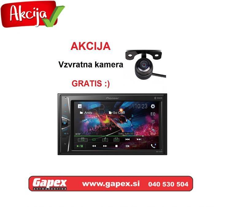 MULTIMEDIJSKI AVTORADIO PIONEER DMH-A240BT + KAMERA - AKCIJA