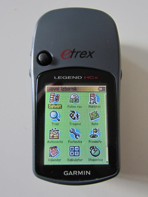 garmin etrex legend hcx ročna navigacija