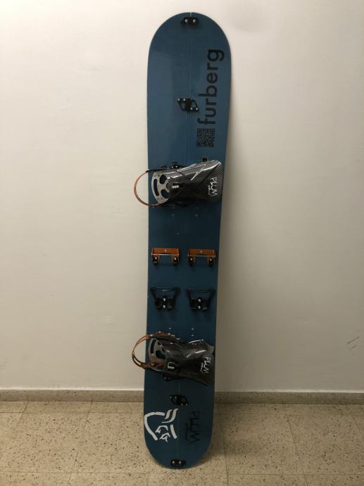 Splitboard Furberg Freeride Split 167 cm + okovje Plum Feyan Carbon
