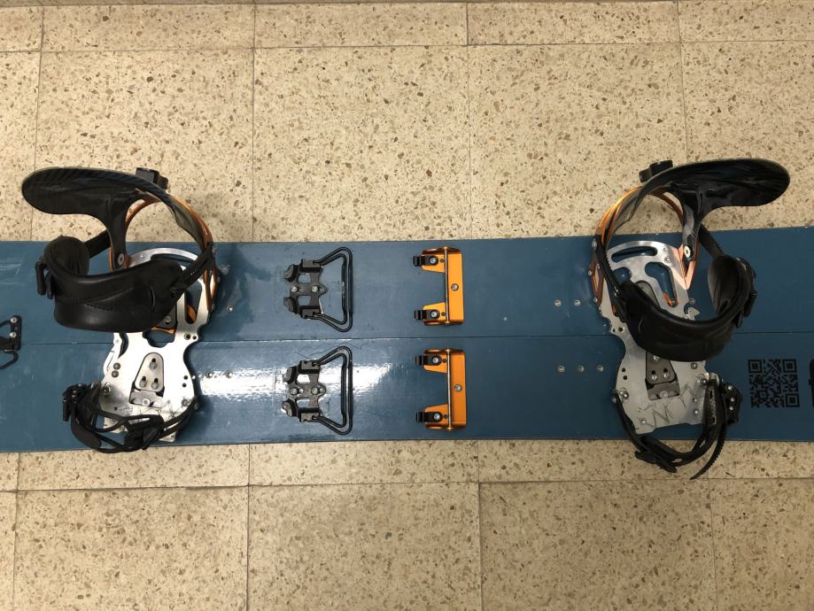 Splitboard Furberg Freeride Split 167 cm + okovje Plum Feyan Carbon