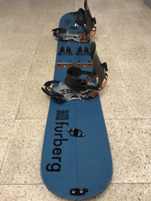 Splitboard Furberg Freeride Split 167 cm + okovje Plum Feyan Carbon