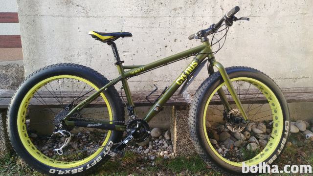 FAT BIKE Cygnus Fat Mud Shimano XT oprema