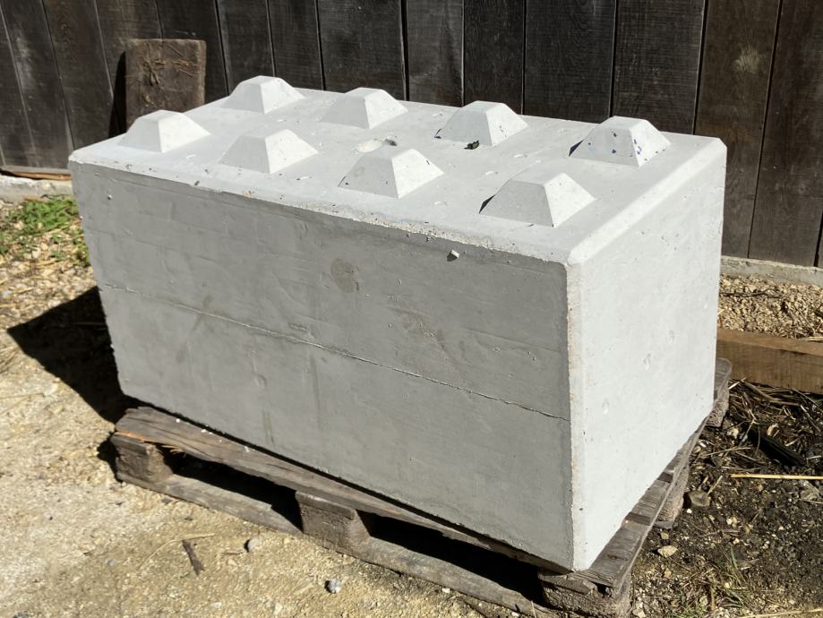 Betonski montažni bloki kocke