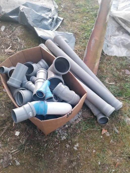 Cev PVC plasticna za kanalizacijo SIVA