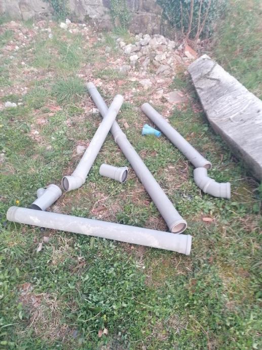 Cev PVC plasticna za kanalizacijo SIVA