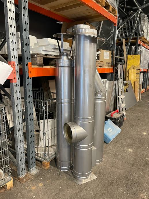 inox dimnik Klindim TS 150 za kamin
