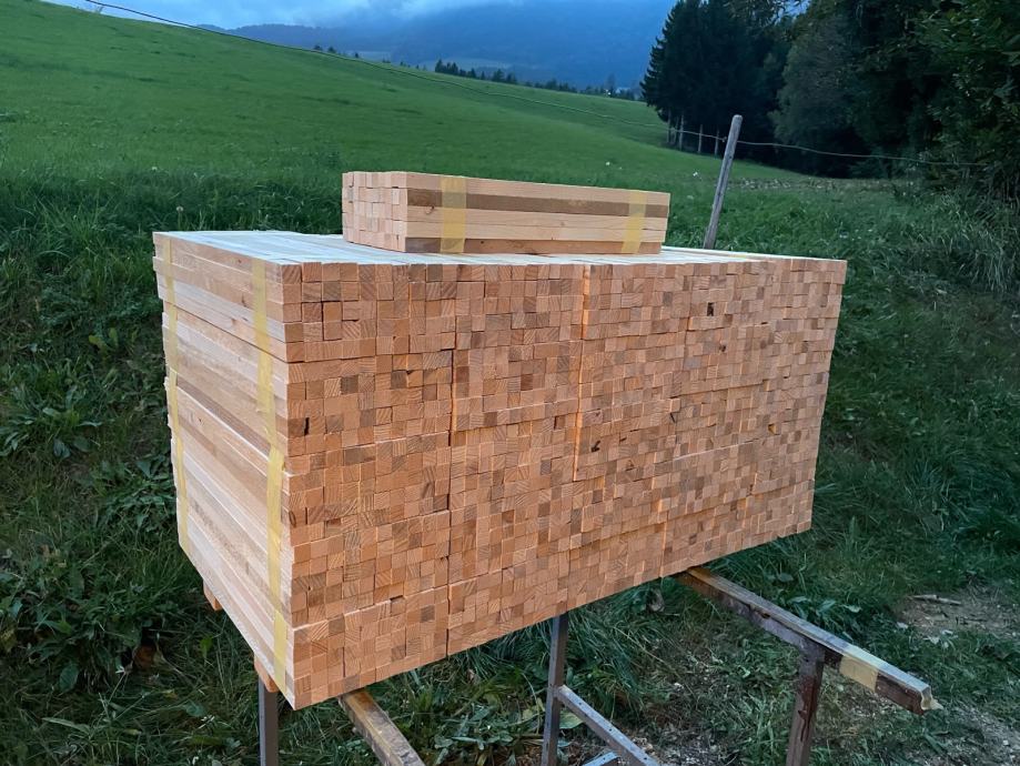 Lesene letvice, desčice 20x20x500