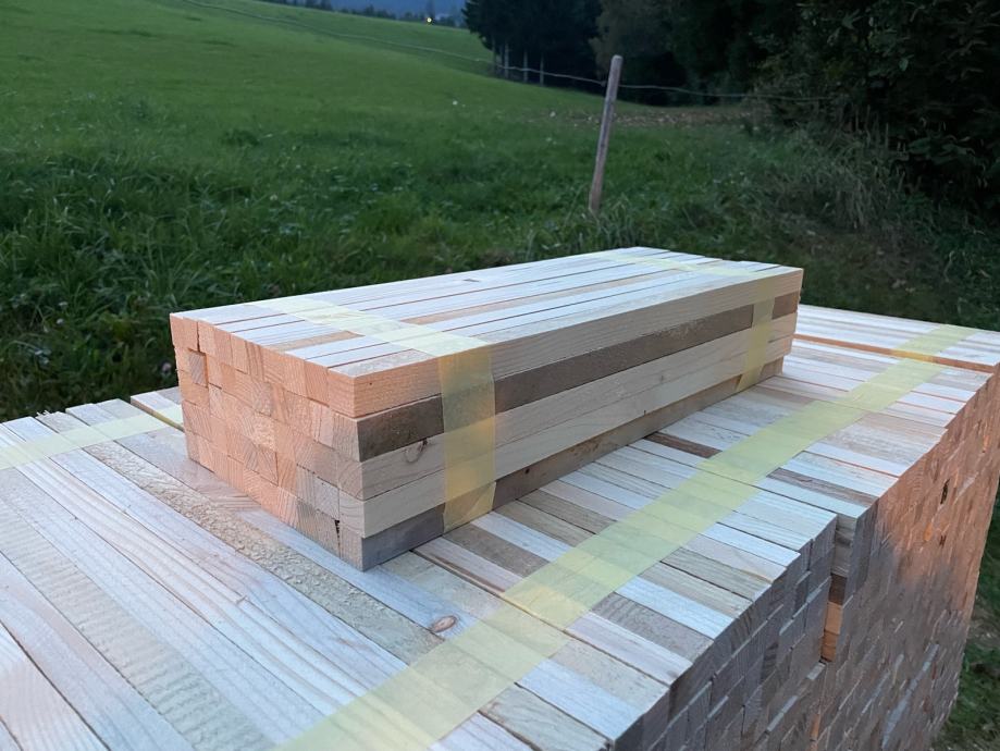 Lesene letvice, desčice 20x20x500