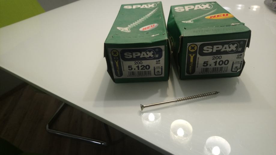 Vijaki z delnim navojem (SPAX) UGODNO