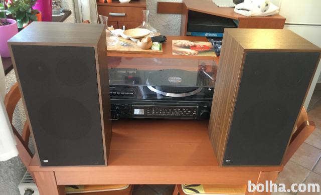 GLASBENI CENTER ITT MC22 (gramofon,kasetnik,tuner)z ZVOČNIKI
