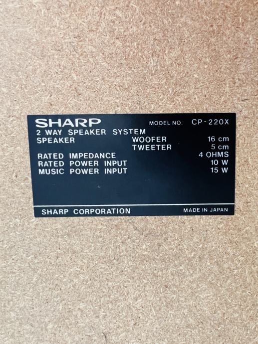 Gramofon SHARP SG-220X