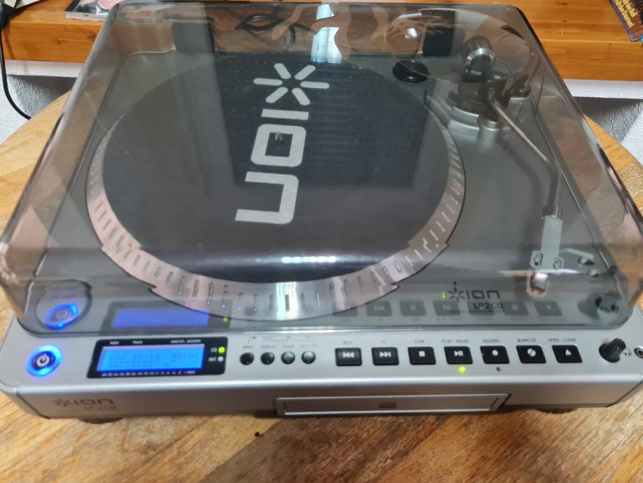 ION LP2CD, gramofon in cd player/recorder