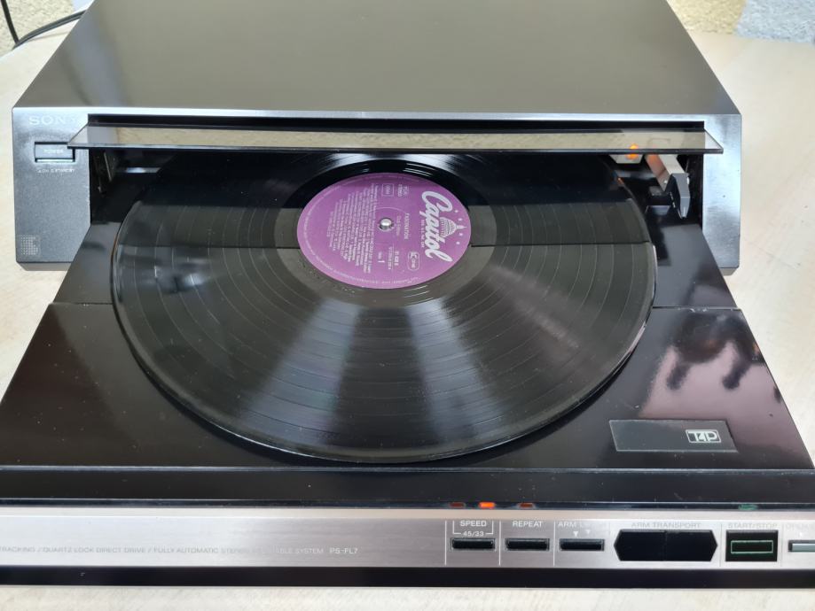 SONY PS-FL7, automatic, direct drive, gramofon, vintage