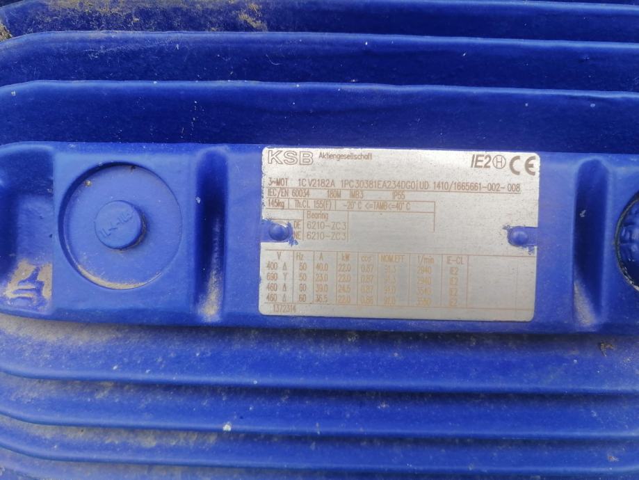 KSB ETN 100-080-200 ETANORM pumpe