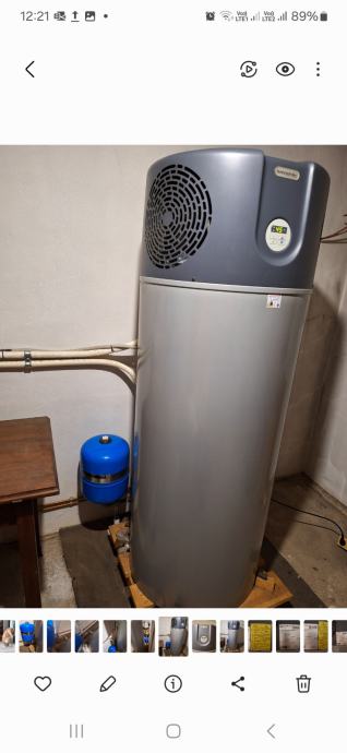TOPLOTNA ČRPALKA Termotehnika 300L