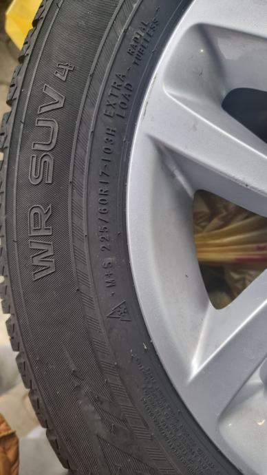 Original BMW platišča z gumami za X3 F25 style 305 225/60/r17