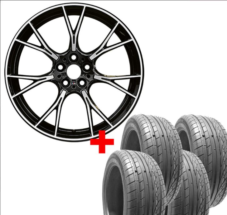 SET 20 BMW 789M M5 | Black Machined 5x112 za G20 G30
