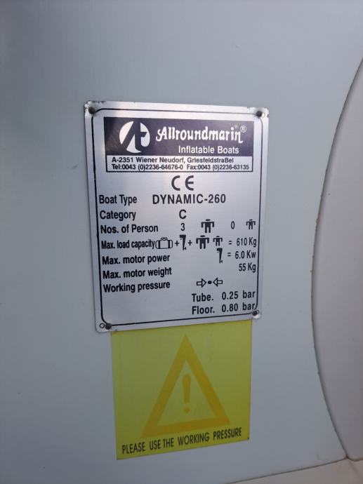 Gumenjak Allroundmarin Dynamic 260