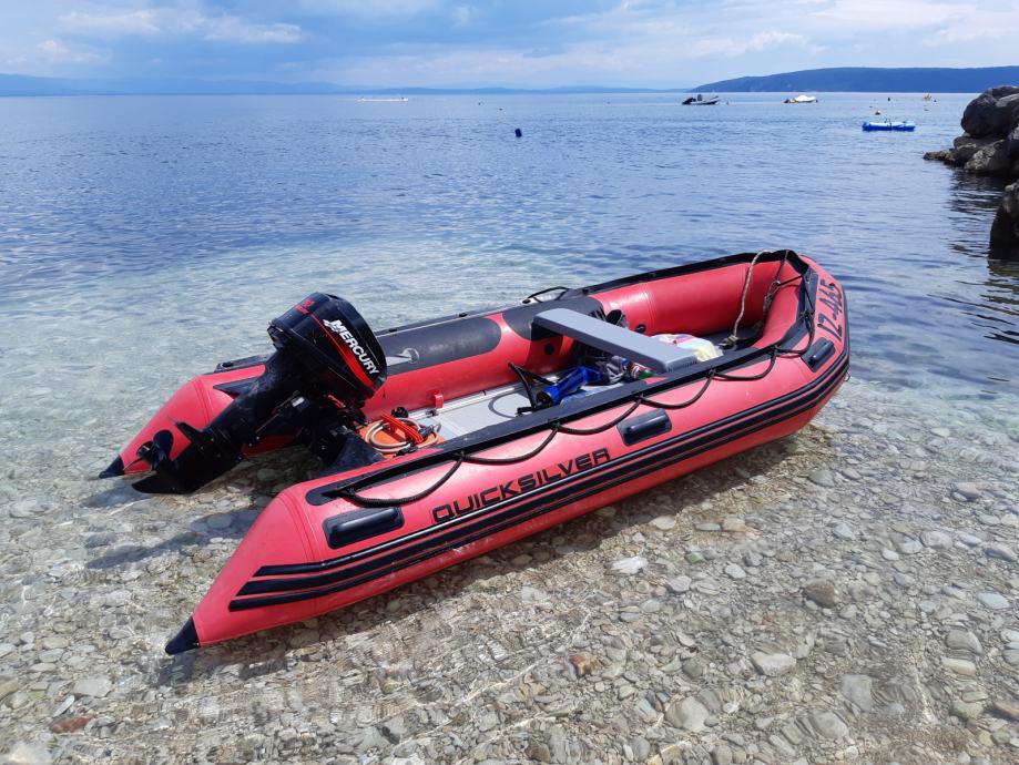 Quicksilver 380 HD (heavy Duty) + motor Mercury 10 2t