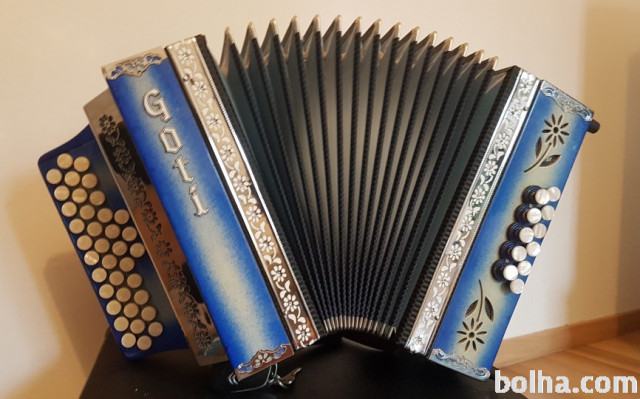 Diatonična harmonika Goti ,CFB vel.30, otroška
