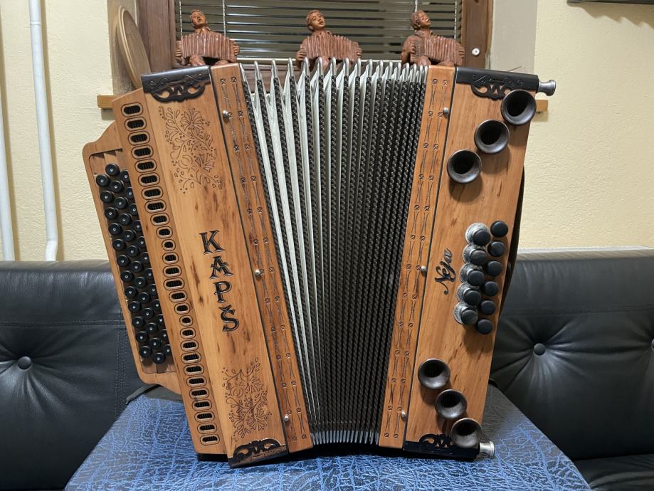 Diatonična harmonika KAPŠ, c-f-b
