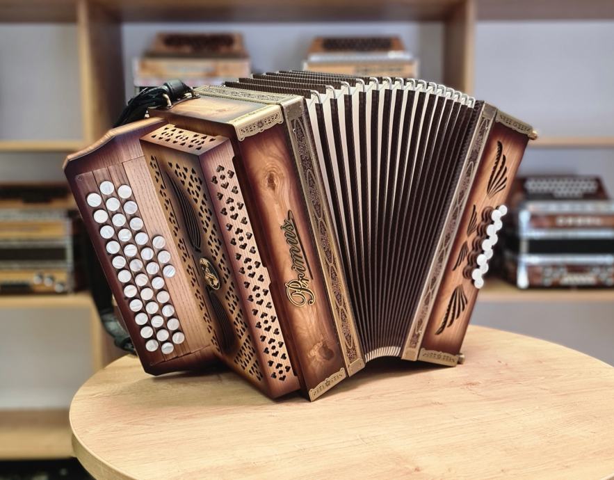 Diatonična harmonika PRIMUS 34 CFB NOVA Z 5 LET GARANCIJE