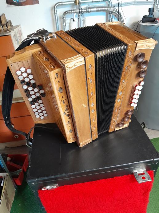 Harmonika diatonična C, F, B