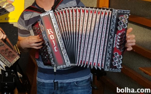 Harmonika Rojc brez glasilk s Totter midi sistemom